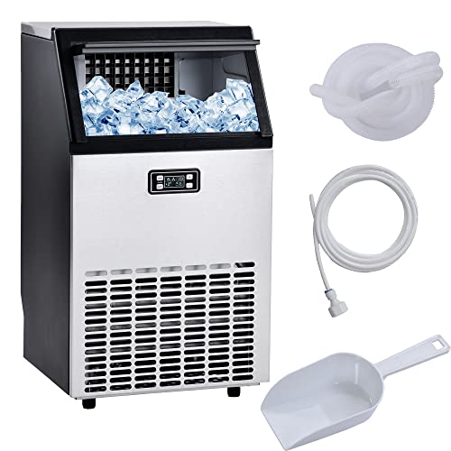 Ice Makers Countertop,Commercial Ice Maker,Ice Maker,Countertop Ice Maker,100LBS, Auto-Clean Built-in Automatic Water Inlet with Scoop 2-7 Days delivery Shipped from US Warehouse