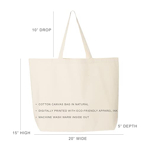 sockprints Sigma Delta Tau Tote Bag - Tote Bags for Sorority - Large Canvas Tote Bag - Sorority Gifts