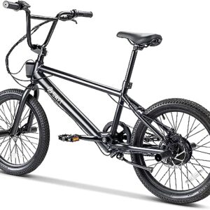 SWFT Electric BMX Bike- 35mi Operating Range, 20mph, 20” Performance Wheels, Front & Back Pegs, LCD-Display, Adult E Bike- Black