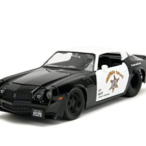 Big Time Muscle 1:24 1979 Chevy Camaro Z28 Die-Cast Car, Toys for Kids and Adults (Police Colors)