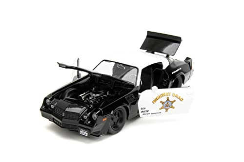 Big Time Muscle 1:24 1979 Chevy Camaro Z28 Die-Cast Car, Toys for Kids and Adults (Police Colors)