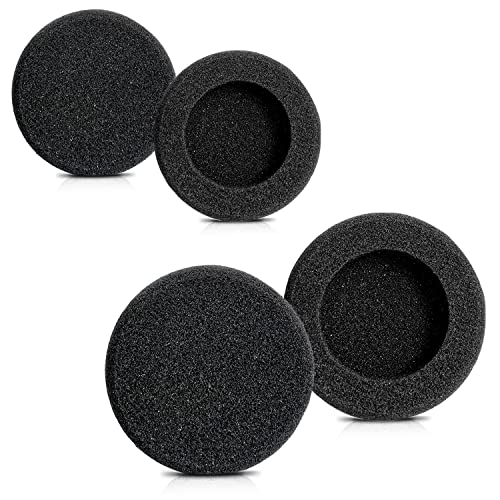 Plantronics Headset Ear Cushions Replacement Foam Ear Pads for Plantronics HW251N HW261N HW510 HW520 Blackwire C320 3210 3220 3320 Jabra PRO 920 Biz 2300 GN2000 Headphones (4 Pack)