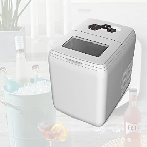 Ice Maker,Ice Machine,Clear Ice Maker,Small Ice Maker,Portable Ice Maker Countertop,Mini Ice Maker,44LBS Ice Maker Home Use Outdoor Use Ice Maker 20KG 2-7 Days delivery Shipped from US Warehouse.