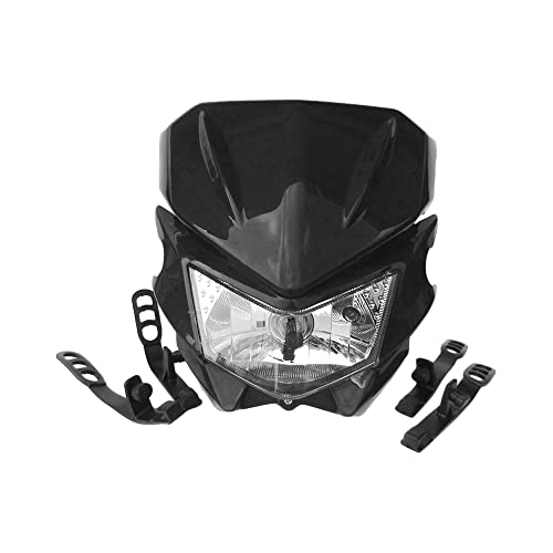 TOTMOX Motorcycle Headlight Fog Light For Car Truck ATV Offroad SUV Driving Work Spot Lamp 12V 35W Vision Headlight Fit For KLX 110 KLX 150 KLX 250 Off Road Dirt Pit Bike Motocross Motorcycle, Green