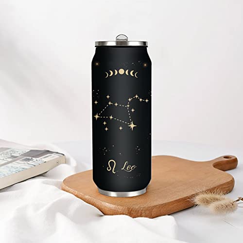 lqowaqz Leo Constellation Tumbler Birthday Gifts For Men Women Zodiac Insulated Mug Gifts Coffee Sublimation Mugs Car Cup 17 OZ