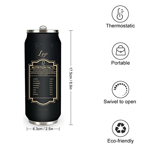 lqowaqz Leo Constellation Tumbler Birthday Gifts For Men Women Zodiac Insulated Mug Gifts Coffee Sublimation Mugs Car Cup 17 OZ