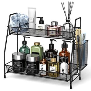 spispi bathroom organizer countertop, spice rack organizer for cabinet,bathroom counter organizer, kitchen countertop organizer, perfume organizer,bathroom vanity organizer