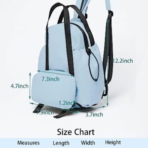 THE GYM PEOPLE Lightweight Mini Backpacks Womens Waterproof Travel Daypack Small Cute Crossbody Sling Bags