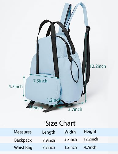 THE GYM PEOPLE Lightweight Mini Backpacks Womens Waterproof Travel Daypack Small Cute Crossbody Sling Bags