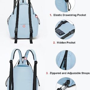 THE GYM PEOPLE Lightweight Mini Backpacks Womens Waterproof Travel Daypack Small Cute Crossbody Sling Bags