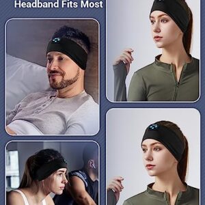 Navly Sleep Headphones, 10Hrs Sports Headband with Soft Cozy Earbuds Comfortable, Headphones Headband with Ultra-Thin HD Stereo Speakers Perfect for Workout,Running,Yoga,Travel