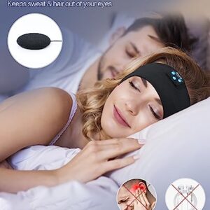 Navly Sleep Headphones, 10Hrs Sports Headband with Soft Cozy Earbuds Comfortable, Headphones Headband with Ultra-Thin HD Stereo Speakers Perfect for Workout,Running,Yoga,Travel