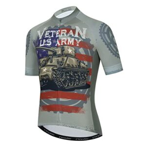 us army cycling jersey men, short sleeve mountain dirt bike shirt mtb clothing biking gear tops riding road outfit bmx clothes bicycle apparel ciclismo uniform xl