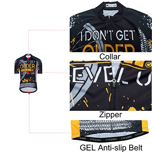 US Army Cycling Jersey Men, Short Sleeve Mountain Dirt Bike Shirt MTB Clothing Biking Gear Tops Riding Road Outfit BMX Clothes Bicycle Apparel Ciclismo Uniform XL