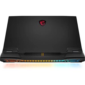 MSI Titan GT77HX Gaming Laptop (Intel i9-13980HX 24-Core, 64GB DDR5 3600MHz RAM, 2x8TB PCIe SSD (16TB), GeForce RTX 4080, 17.3" 144Hz 4K Ultra HD (3840x2160), WiFi, Bluetooth, Backlit KB, Win 11 Pro)