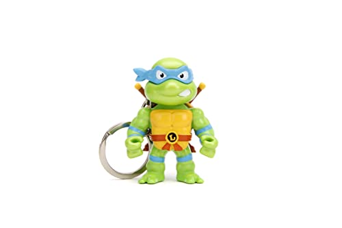 Teenage Mutant Ninja Turtles 2.5" 4-Pack Keychain Collectible Die-Cast Figure, Toys for Kids and Adults