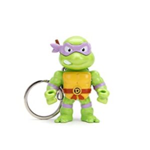 Teenage Mutant Ninja Turtles 2.5" 4-Pack Keychain Collectible Die-Cast Figure, Toys for Kids and Adults