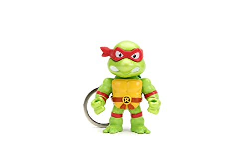 Teenage Mutant Ninja Turtles 2.5" 4-Pack Keychain Collectible Die-Cast Figure, Toys for Kids and Adults