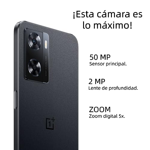 ONEPLUS Nord N20 SE 128GB | 4GB RAM Factory Unlocked | Dual Sim (GSM Only | No CDMA) - NOT Compatible with Verizon/Sprint/Boost/Cricket - (Celestial Black)