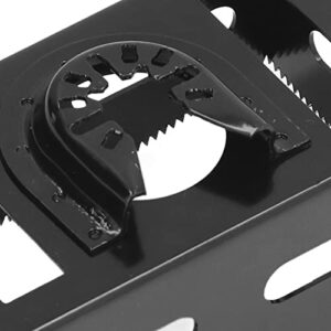 Oscillating Saw Blade Square Hole Saw Blade Multi Tool Fast Release Saw Blades Universal Wood Blades Kit Carpentry Grooving Tool for Metal Plastic Wood Multi Tool Blades Fit All Mo