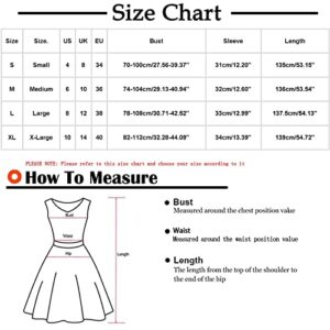 Women's Summer Dresses Casual Short Sleeve V Neck Ruffle Floral Boho Dress High Waist Tiered Flowy Beach Midi Dress,Casual Dresses for Women