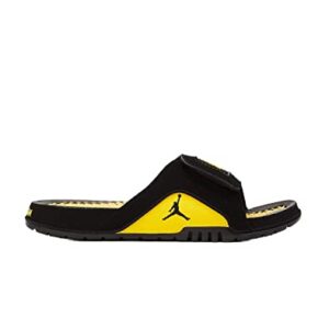 Nike Jordan Hydro IV Retro Men's Slides (Black/Tour Yellow, 12)