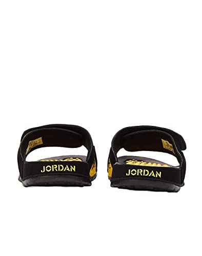 Nike Jordan Hydro IV Retro Men's Slides (Black/Tour Yellow, 12)