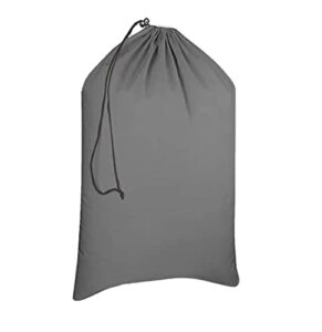 gratico laundry bag canvas|dirty clothes travel laundry bag|machine washable|reusable college hostel hamper liner bag garments delicates drawstring closure 1 pack grey color|size 28x36 inches