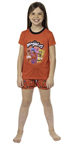 INTIMO Miraculous: Tales of Ladybug & Cat Noir Girls' Sleep Pajama Set Shorts (10/12)