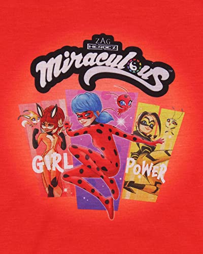 INTIMO Miraculous: Tales of Ladybug & Cat Noir Girls' Sleep Pajama Set Shorts (10/12)