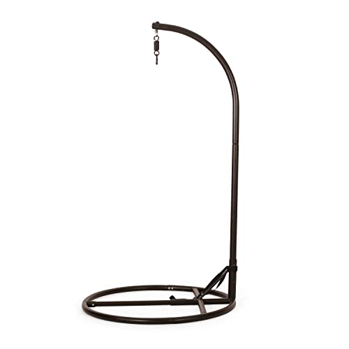 Christopher Knight Home 317947 Briggs Hanging Chair Stand, Brown