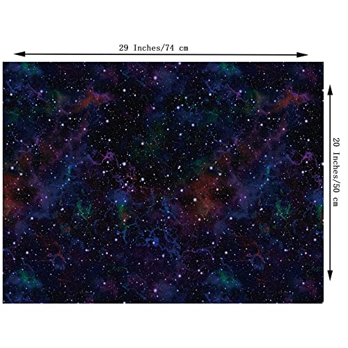 RiukRaiu Galaxy Wrapping Paper For Kids Boys Girls-Gift Wrap with Night Sky,Nebula Star Suitable For Birthday, Baby Shower, Party, Graduations, Party.8 Sheets 20 x 29 Inch, Folded Flat