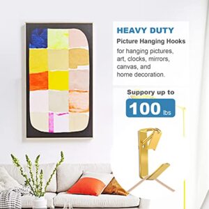 310 Pcs Picture Hanging Kit, Heavy Duty Picture Hangers for Drywall, Picture Hanging Hooks, Picture Hooks for Hanging Hardware Mirror, Pictures Frame Hanger With Nails Hanging Wire Sawtooth etc VOPTON