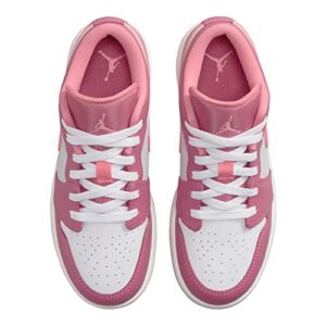 Jordan Nike 1 Low Grade School Desert Berry/Coral Chalk-White 553560-616 5Y