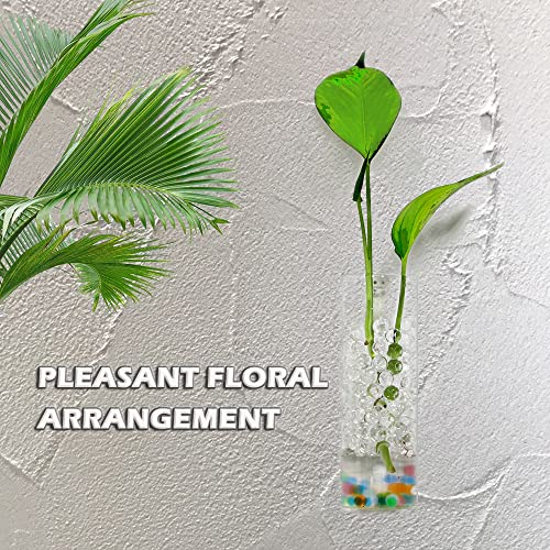 Bunhut Wall Planters for Indoor Plants,Wall Hanging Terrarium Planters,Glass Wall Planters for Floral Arrangement,Hanging Plant Holder, Wall Vase,Wall Mounted Planters (4 Glass Wall Planter)