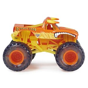 Monster Jam 2022 Spin Master 1:64 Diecast Truck with Bonus Accessory: See-Thru Crew El Toro Loco