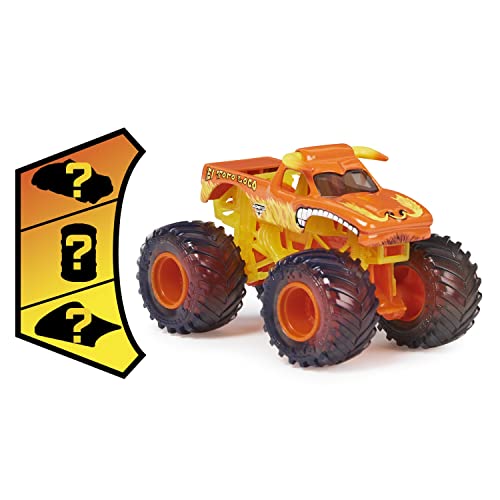 Monster Jam 2022 Spin Master 1:64 Diecast Truck with Bonus Accessory: See-Thru Crew El Toro Loco