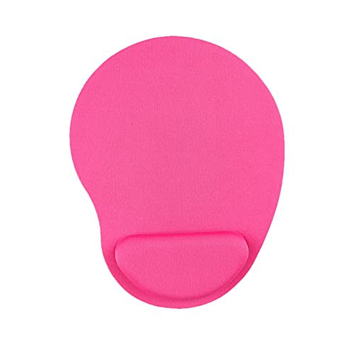 aoozleny Ergonomic Mouse Pad with Wrist Support Gel Mouse Pad with Wrist Rest, Portable Comfortable Mousepad for Computer & Laptop & Office (Rosered)