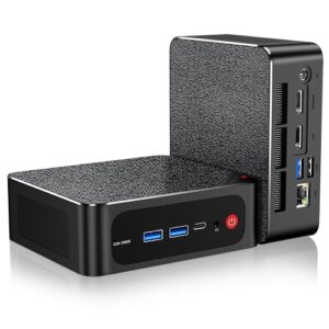 beelink ser5 max, mini pc ryzen 7 5800h (8c/16t, turbo 4.4ghz), 32gb ddr4 ram 500gb pcie3.0 ssd desktop mini computers support 4k@60hz triple display/wifi 6/bt5.2/dp+hdmi+usb-c/usb3.2/rj45 lan