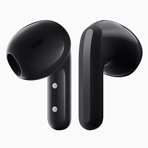 Xiaomi Redmi Buds 4 Lite TWS Wireless Earbuds, Bluetooth 5.3 Low-Latency Game Headset with AI Call Noise Cancelling, IP54 Waterproof, 20H Playtime, Lightweight Comfort Fit Headphones, Black