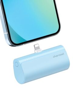 charmast small portable charger 5000mah, ultra-compact 20w pd fast charging power bank mini battery pack compatible with iphone 14/14 pro max/13/13 pro max/12/12 pro max/11/xr/x/8/7/6, and more