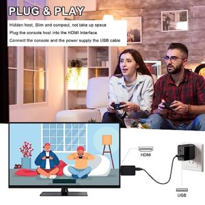 Wireless Mini Retro Game Console Built-in 1734 Classic Games Plug & Play Video TV Game Stick Support HDMI/AV Output with 2 Wireless Controllers Handheld Game Console………