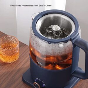 Electric Tea Coffee Kettle Thermal Temperature Control Stainless Steel Automatic Shut Off With Infuser For Boiling Hot Water 1.2 L