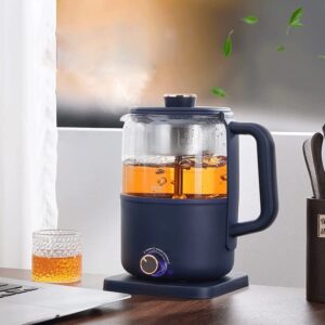 Electric Tea Coffee Kettle Thermal Temperature Control Stainless Steel Automatic Shut Off With Infuser For Boiling Hot Water 1.2 L