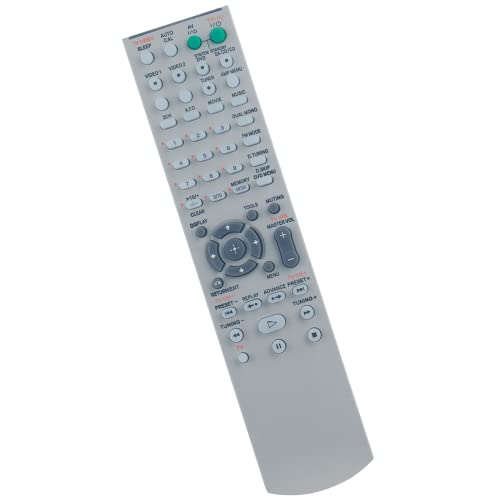 Replacement Remote Control RM-AAU006 for Sony SS-FRP1000 SS-WP1000 SS-MSP1000 SS-CNP1000 FM Stereo FM-AM Receiver Multi Channel AV Receiver STR-DE400