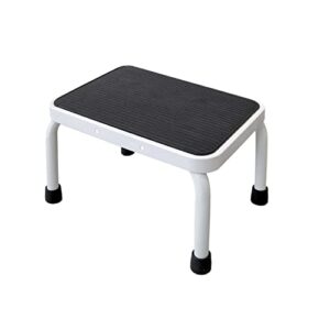 aeranto 9.5" medical foot step stool for elderly,lightweight metal bed foot stool