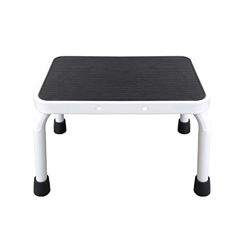 Aeranto 9.5" Medical Foot Step Stool for Elderly,Lightweight Metal Bed Foot Stool