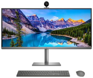 hp envy 34 desktop 4tb ssd 64gb ram win 11 pro (intel core i9-12900k processor turbo boost to 5.20ghz, 64 gb ram, 4 tb ssd, 34" 5k wuhd (5120 x 2160), geforce rtx 3060) pc computer all-in-one