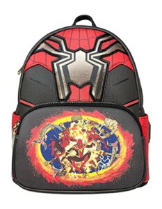 loungefly spiderman no way home marvel comics cosplay womens double strap shoulder bag purse