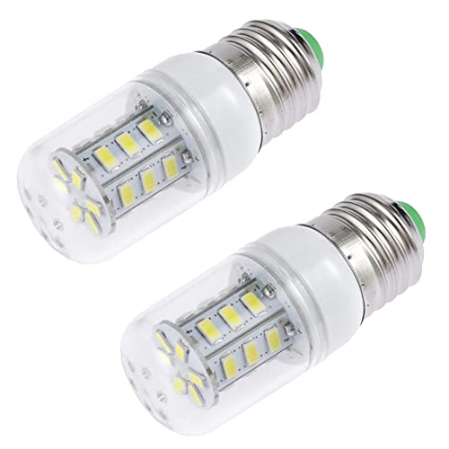 MMBGJKG Refrigerator Light Bulb 5W,5304511738 Refrigerator LED Light Bulb, Refrigerator PS12364857 AP6278388 4584444,120V E26 Daylight White LED Refrigerator Light Appliance Bulbs (2)